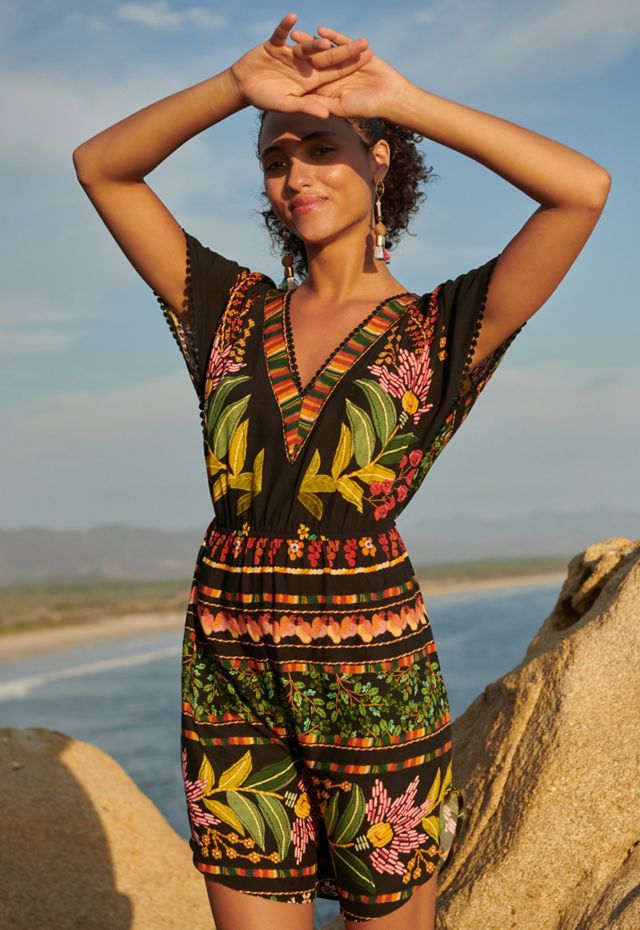 Farm Rio Nieves Cover-Up Tunic Dress | Anthropologie