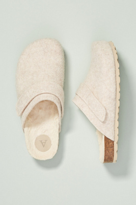 Ashleigh Felted Wool Clogs | Anthropologie