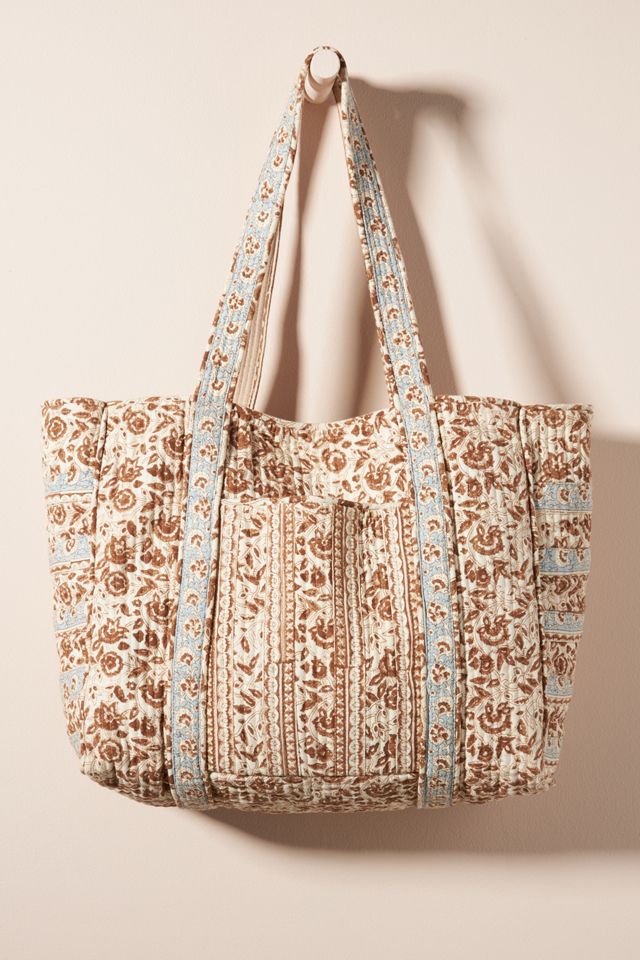 Samar Quilted Tote Bag | Anthropologie