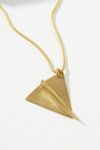 Paper Plane Pendant Necklace | Anthropologie