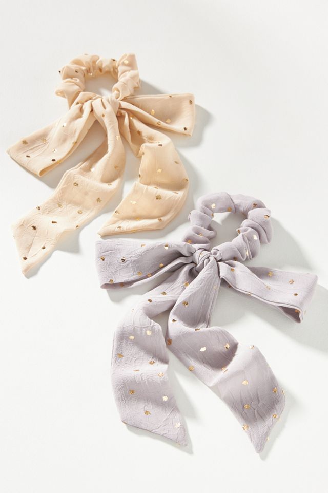 Shauna Bow Scrunchie Set | Anthropologie