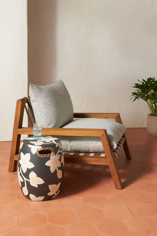 Low-Slung Indoor/Outdoor Chair | Anthropologie
