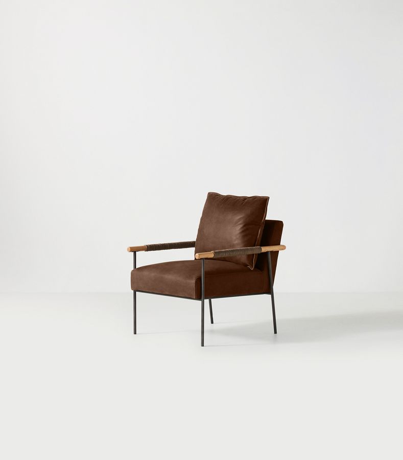 Atticus Leather Chair | Anthropologie