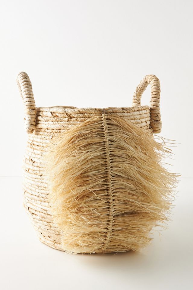 Fonda Fringed Basket | Anthropologie
