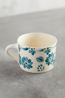 Blue Daisy Mug | Anthropologie
