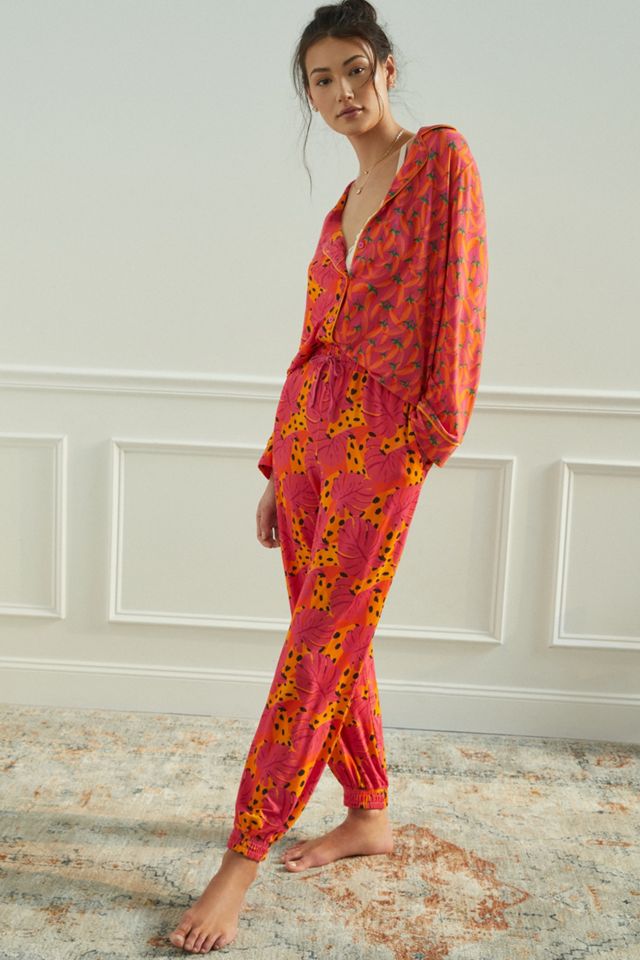 Farm Rio Spotted Bananas Pajama Set | Anthropologie
