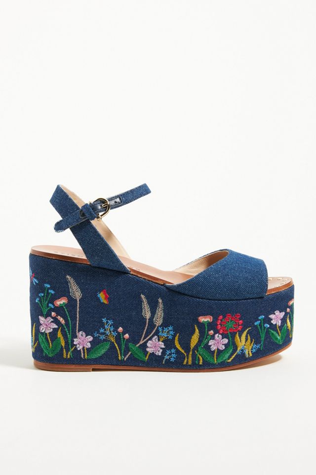 Etienne Aigner Sophia Platform Sandals | Anthropologie