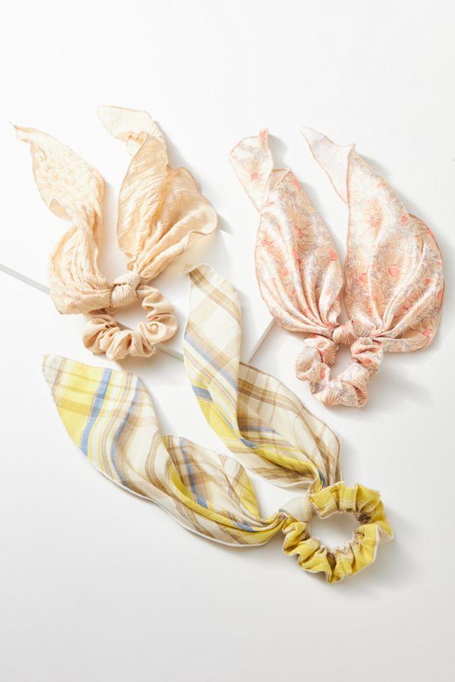 Pastel Scarf Scrunchie Set | Anthropologie