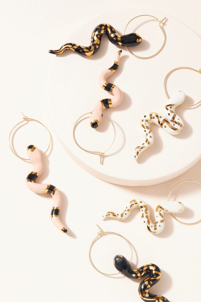 Ippolita Ferrari Serpentine Hoop Earrings | Anthropologie