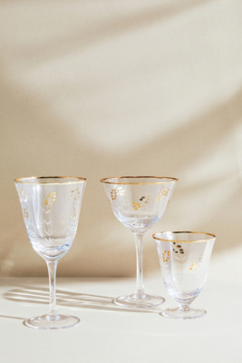 Ellery Wine Glasses, Set of 4 | Anthropologie