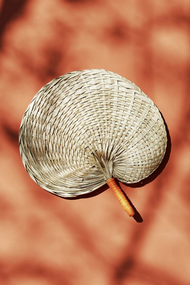 Mer-Sea & Co. Woven Raffia Fan | Anthropologie