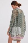 Geometric Cocoon Kimono | Anthropologie