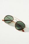 Round Aviator Sunglasses | Anthropologie