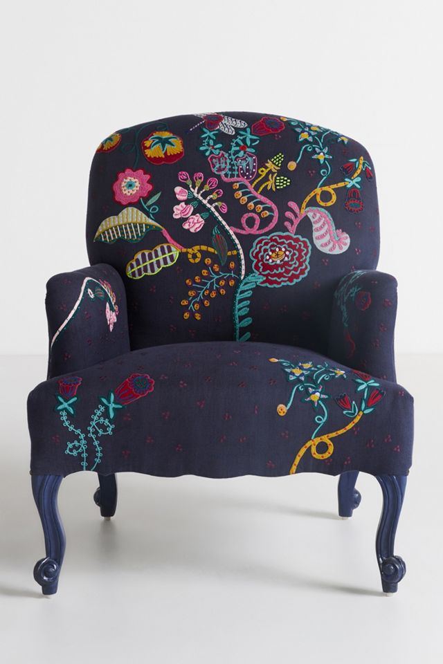 Bea Applique Occasional Chair | Anthropologie