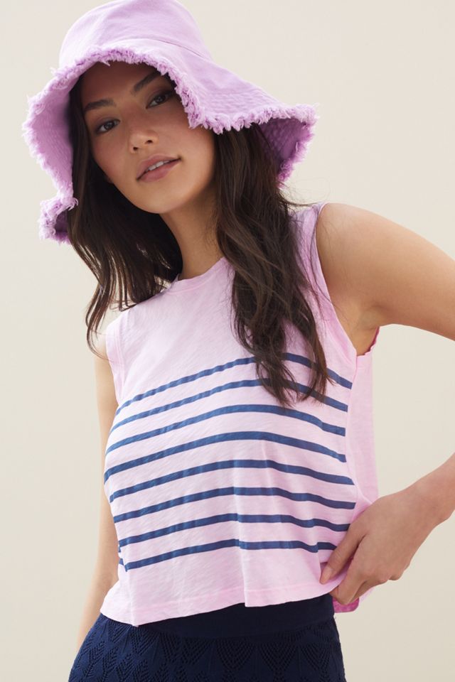 Sundry Striped Muscle Tank | Anthropologie