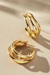 Triple Loop Hoop Earrings | Anthropologie