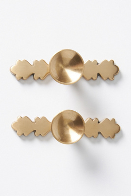 Kiera Leaf Knobs, Set of 2 | Anthropologie