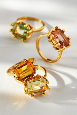 Square Stone Ring | Anthropologie