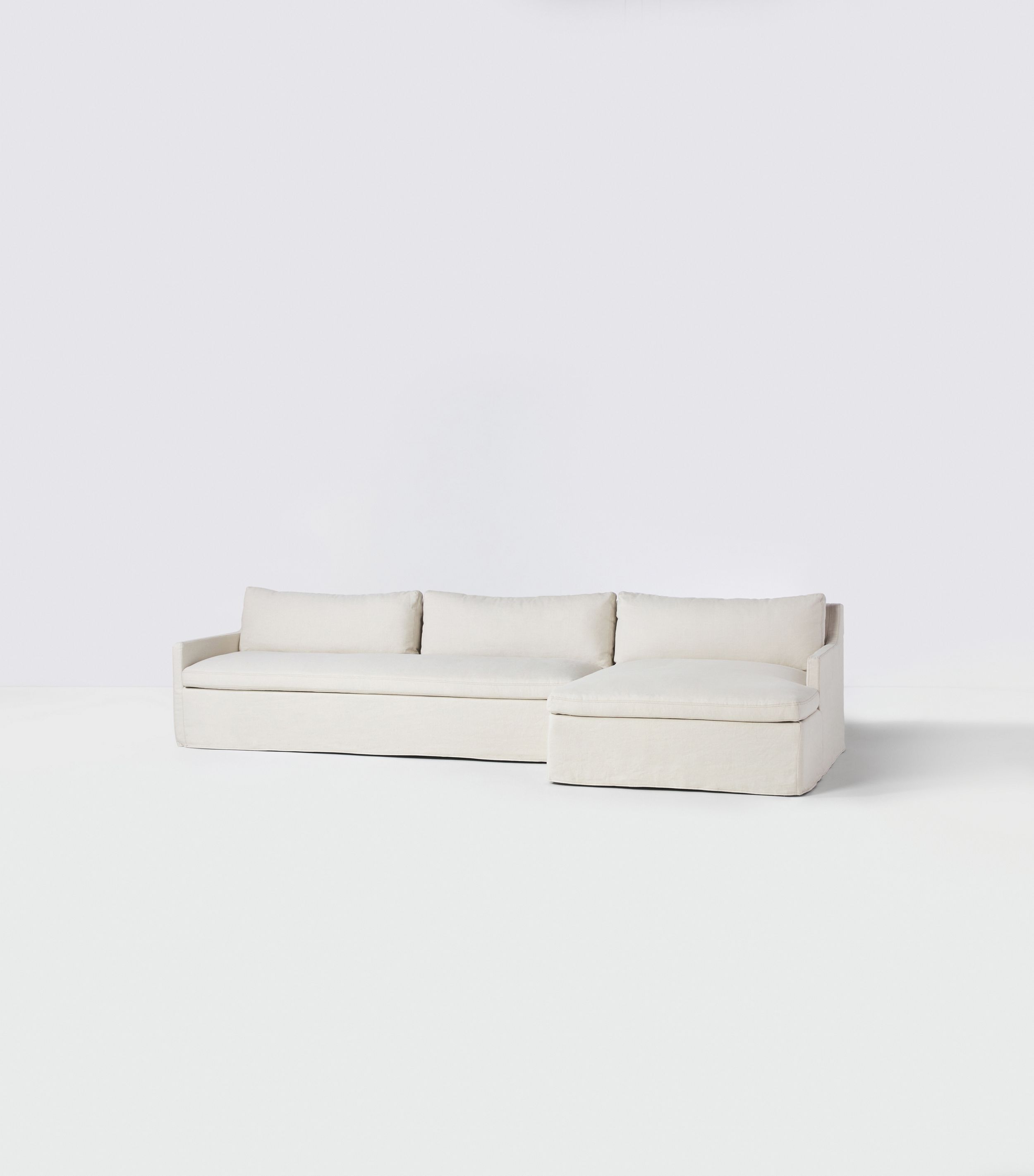 Amber Lewis for Anthropologie Keane Slipcover Sectional | Anthropologie