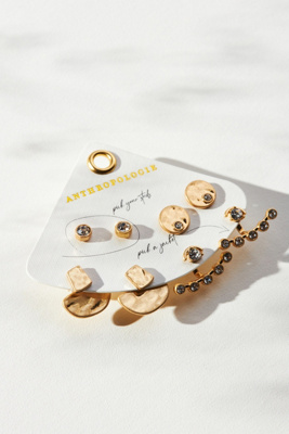 Radiant Front-Back Earring Set | Anthropologie