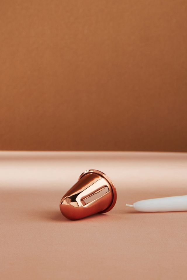 Copper Taper Candle Sharpener | Anthropologie