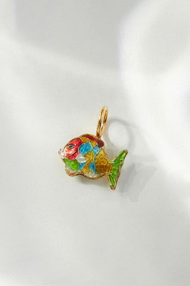 Cloisonne Fish Charm | Anthropologie