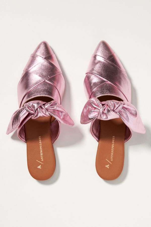 Woven Bow Mules | Anthropologie UK