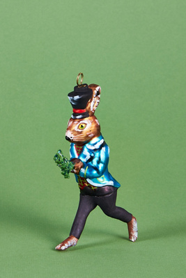 Nathalie Lete Jumping Hare Tree Decoration | Anthropologie UK