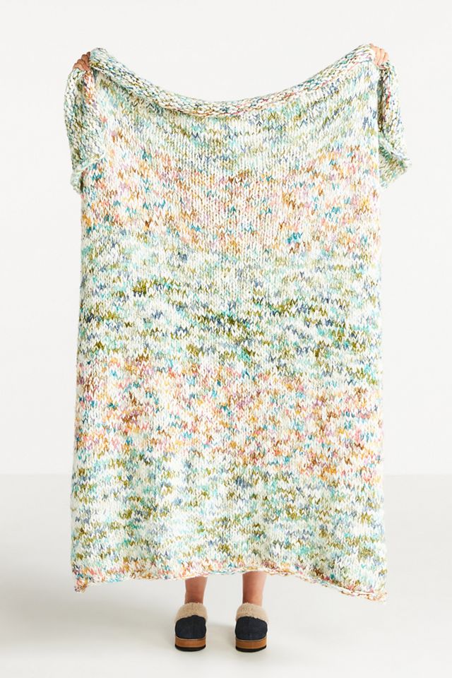 Penelope Knit Throw Blanket | Anthropologie