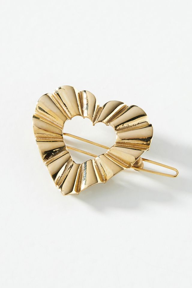 Beveled Heart Barrette | Anthropologie