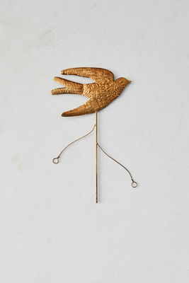 Gilded Iron Bird Tree Topper | Anthropologie