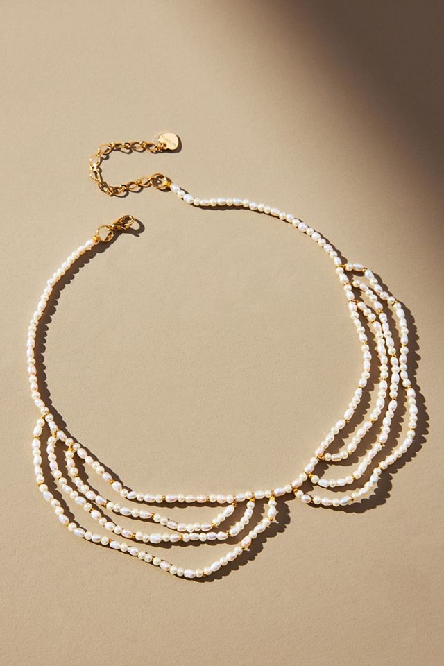 Pearl Collar Necklace | Anthropologie