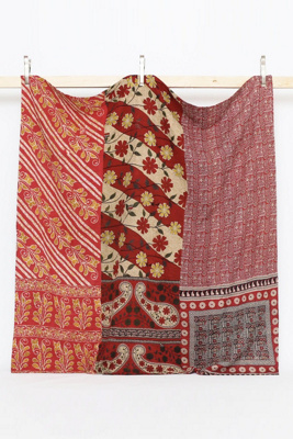 Anchal Queen Kantha Quilt No. Q190919 | Anthropologie