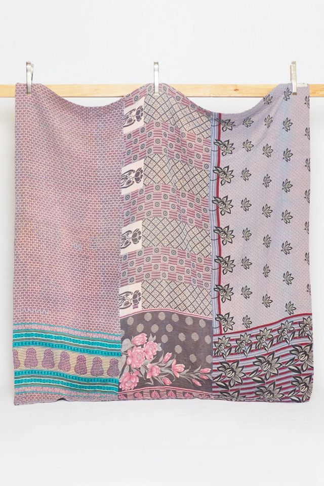 Anchal Queen Kantha Quilt No. Q210308 | Anthropologie