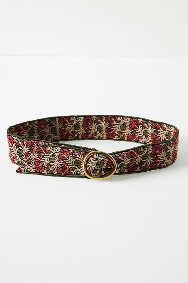 Embroidered Belt | Anthropologie