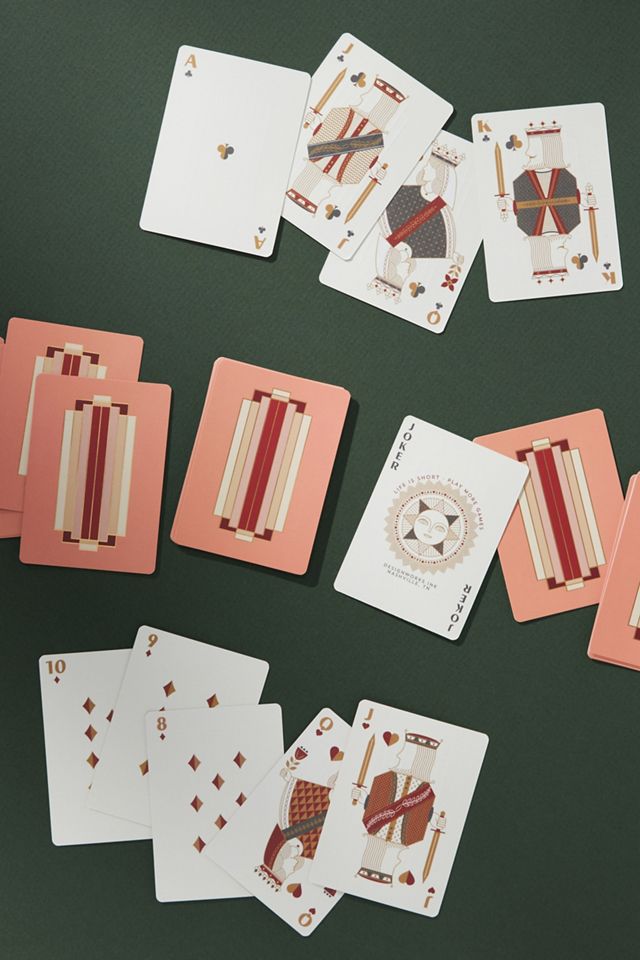 Modern Deco Playing Cards | Anthropologie