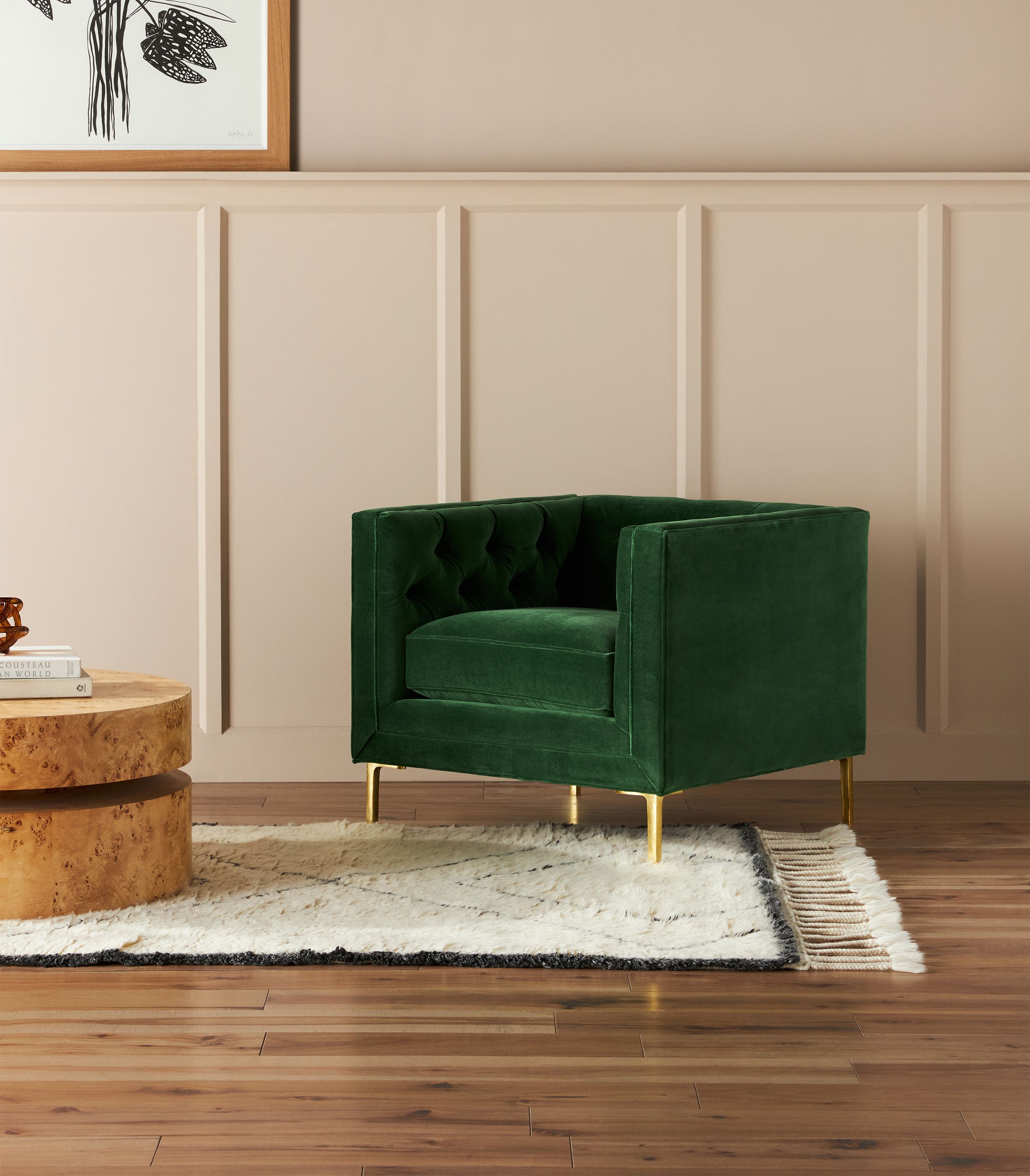 Mina Cushion Chair | AnthroLiving