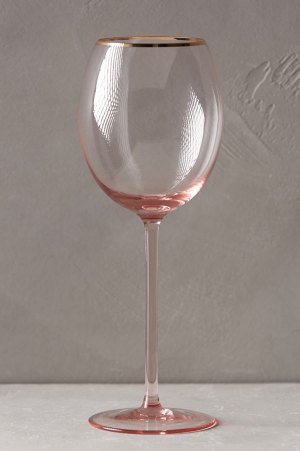 Gilded Rim Stemware | Anthropologie UK