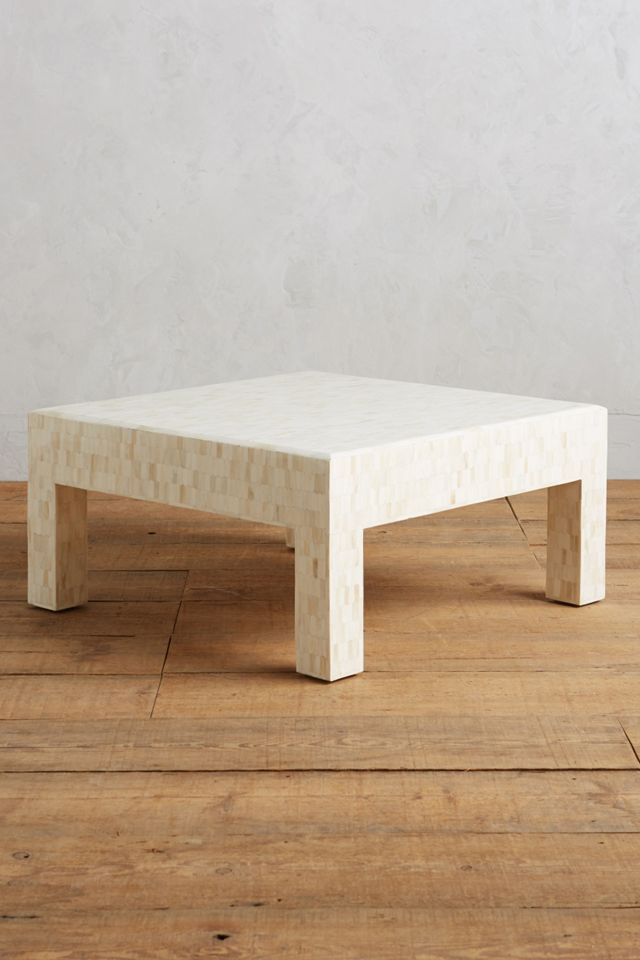 Mosaic Bone Coffee Table | Anthropologie