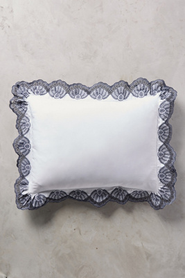 Eyelet Embroidered Shams | Anthropologie