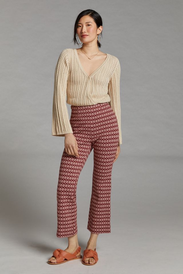 Maeve Ultra High-Rise Kick Flare Pants | Anthropologie