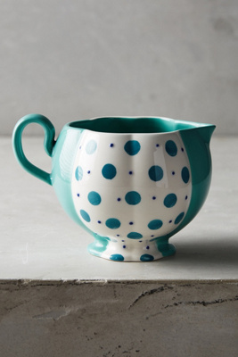 Cerulean Spots Creamer | Anthropologie