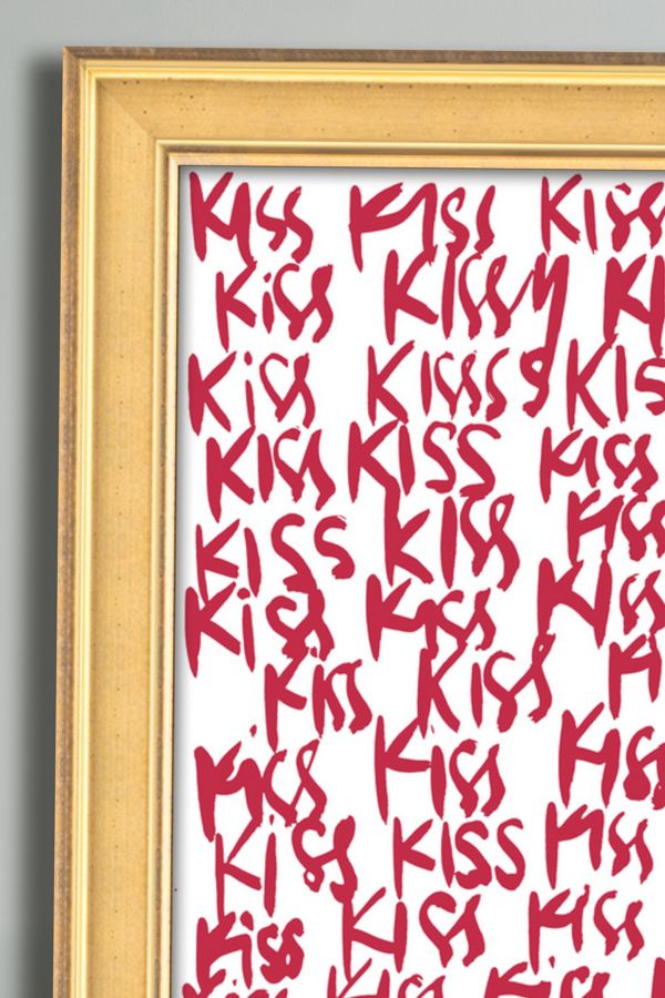 Crimson Kiss Wall Art | Anthropologie UK