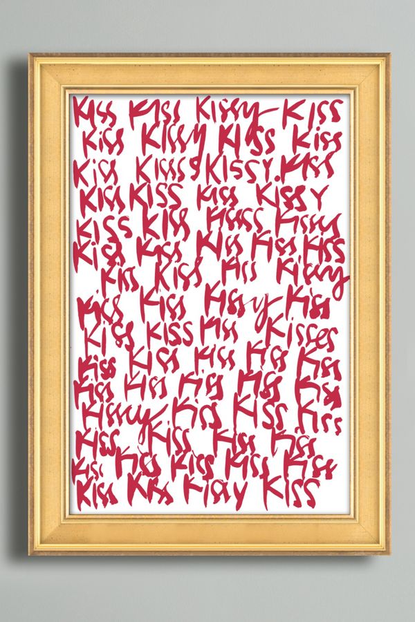 Crimson Kiss Wall Art | Anthropologie UK
