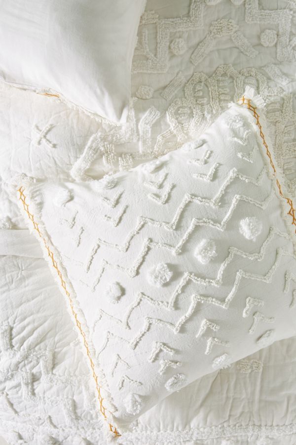 Tufted Cidra Euro Sham | Anthropologie