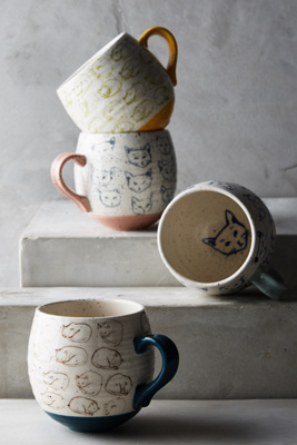 Cat Study Mug | Anthropologie