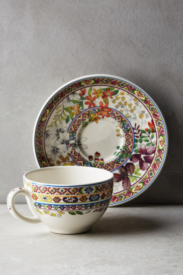 Gien Bagatelle Cup & Saucer | Anthropologie