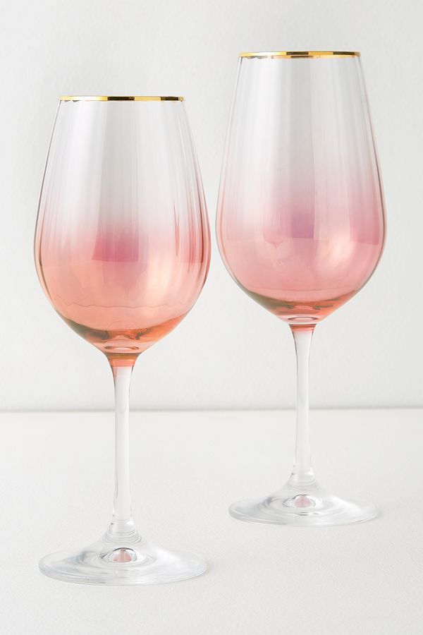 Waterfall Wine Glass | Anthropologie