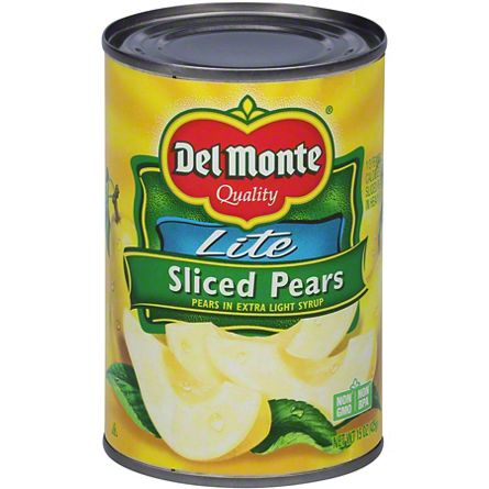 Del Monte Lite Sliced Pears in Extra Light Syrup, 15 oz | Central ...