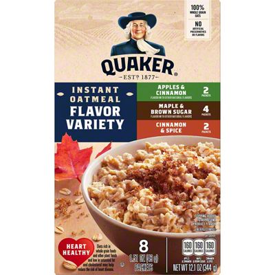 Quaker Instant Oatmeal - Flavor Variety Pack, 8 ct | Joe V's Smart Shop ...